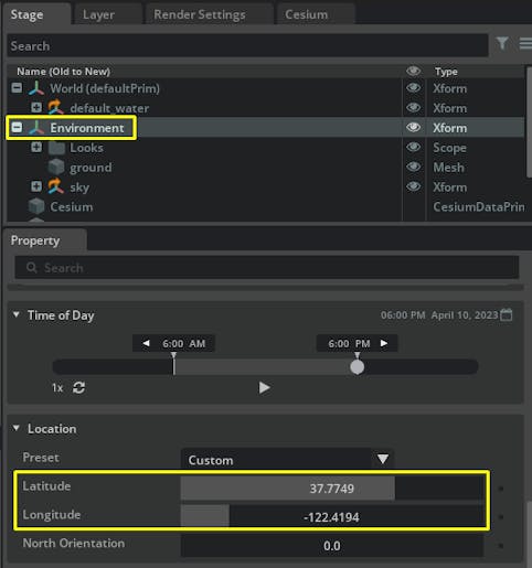 Dynamic Skies and Sun Study – Cesium